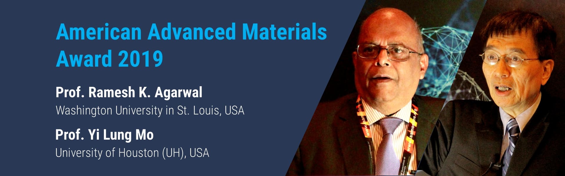 American Advanced Materials Award 2019 | Prof. Ramesh K. Agarwal | Prof ...